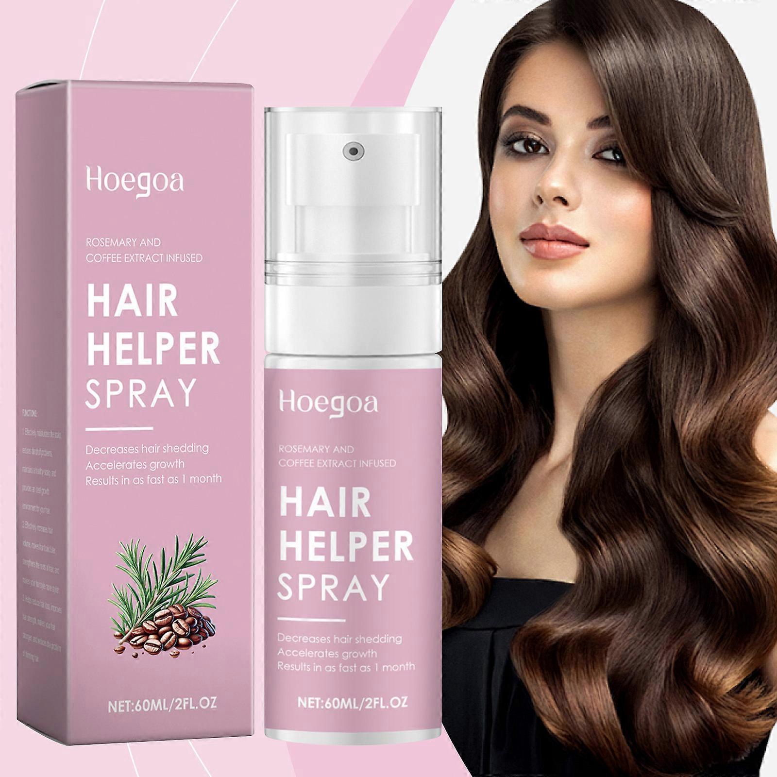 Spray pentru par, 2 buc, ingrediente naturale, 60ml, Hoegoa - eMAG.ro