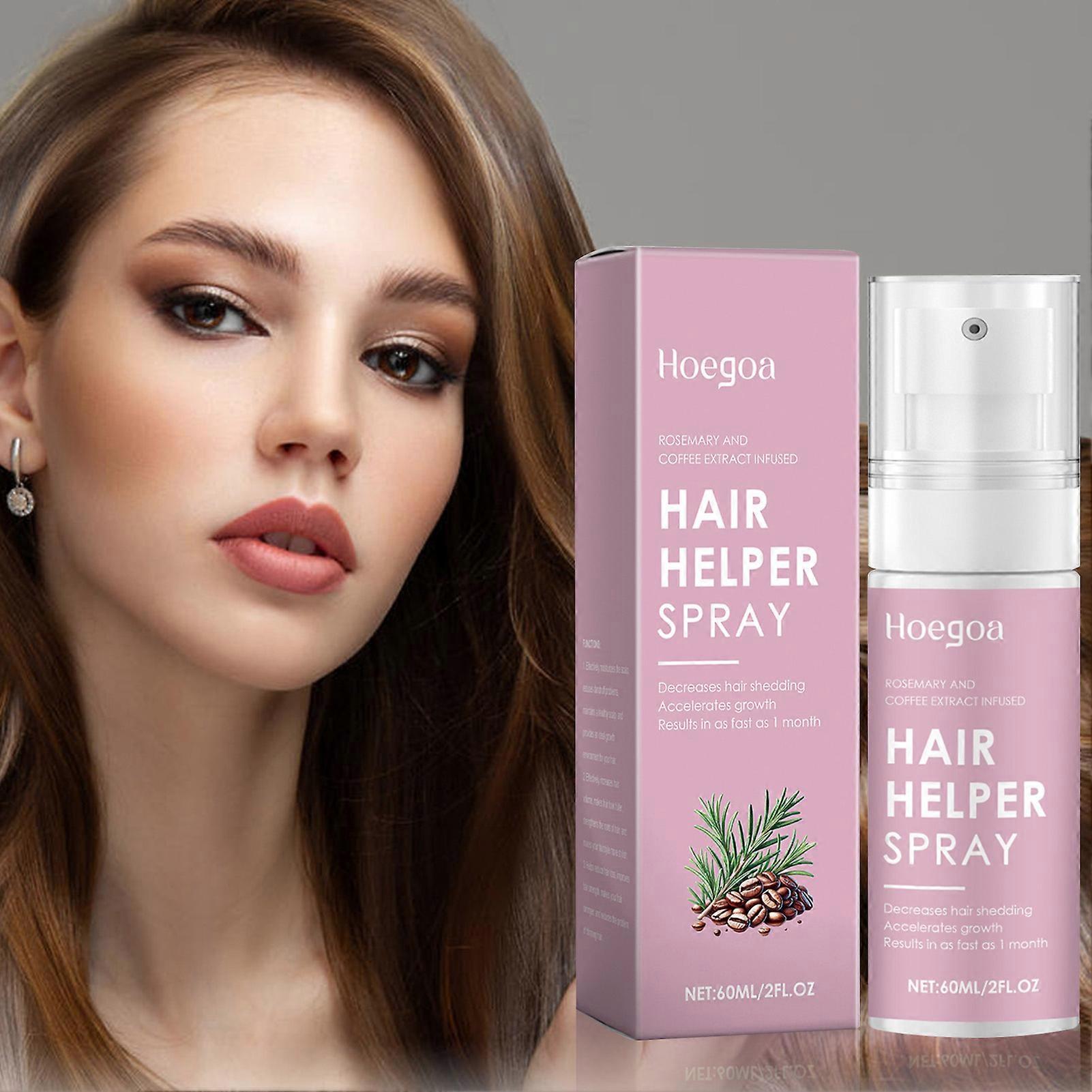 Spray pentru par, 2 buc, ingrediente naturale, 60ml, Hoegoa - eMAG.ro