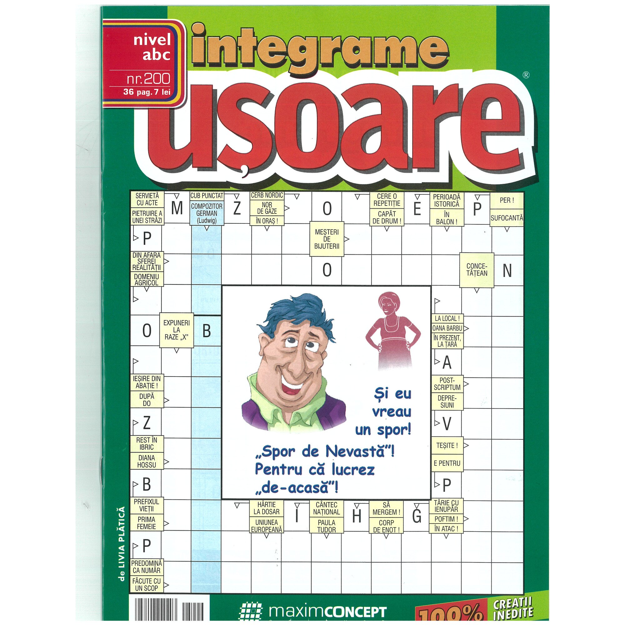 Integrame usoare 200 - nivel abc, editura Maxim - eMAG.ro