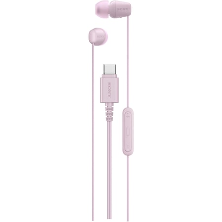 Casti In-Ear SONY IER-EX15CP, Cu Fir, Microfon, USB-C, Roz - eMAG.ro