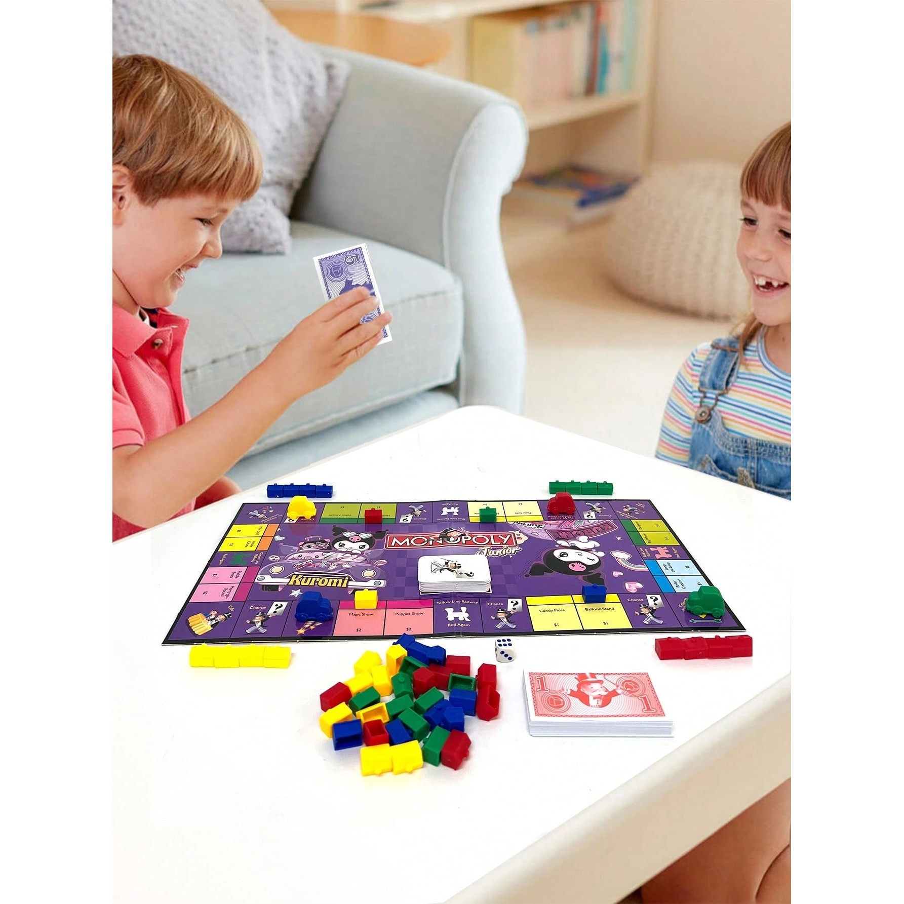 Joc Monopoly Junior Kuromi ANGMAD in limba engleza, 2-4 jucatori ...