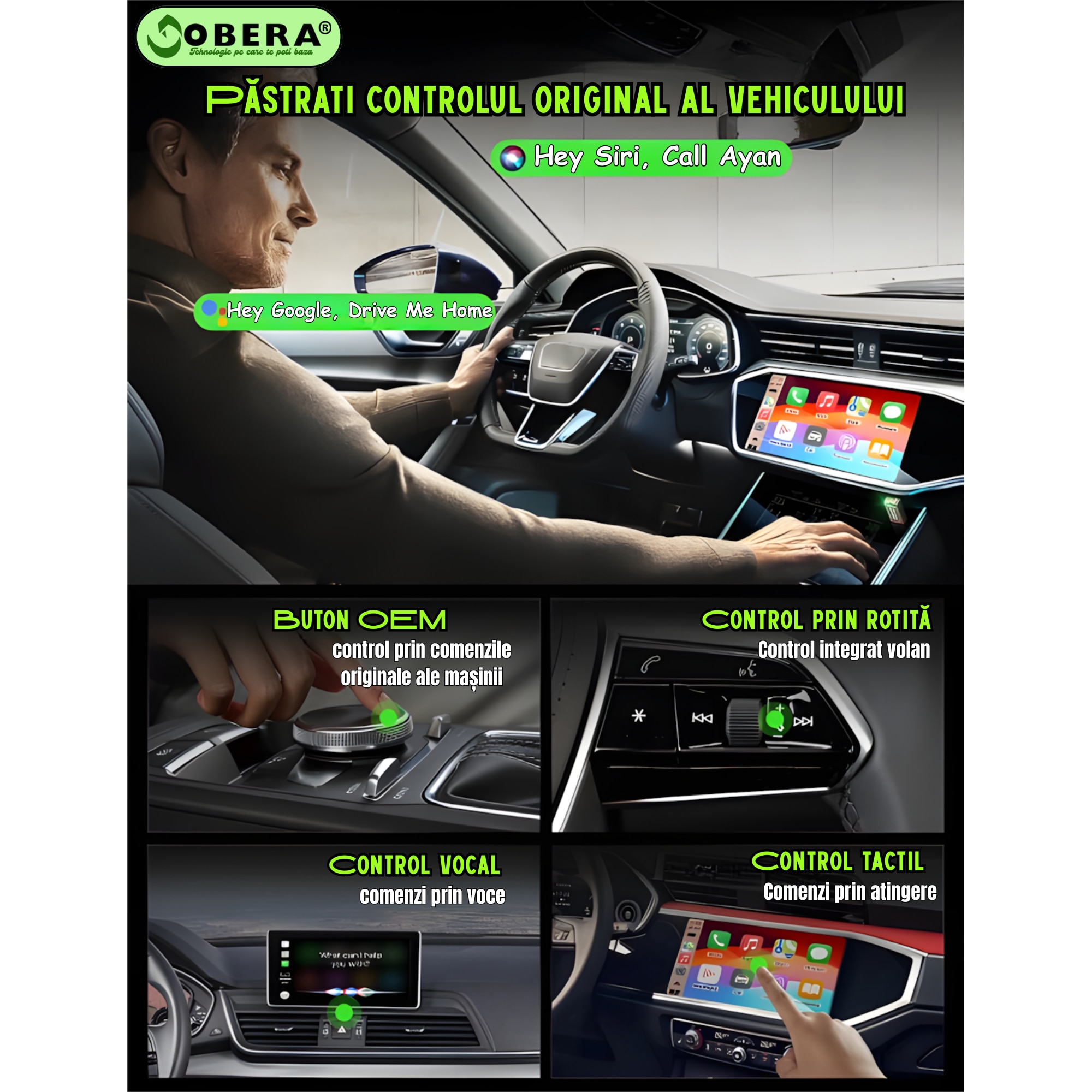 Adaptor Wireless CarPlay & Android Auto goBERA®️ – Plug & Play ...