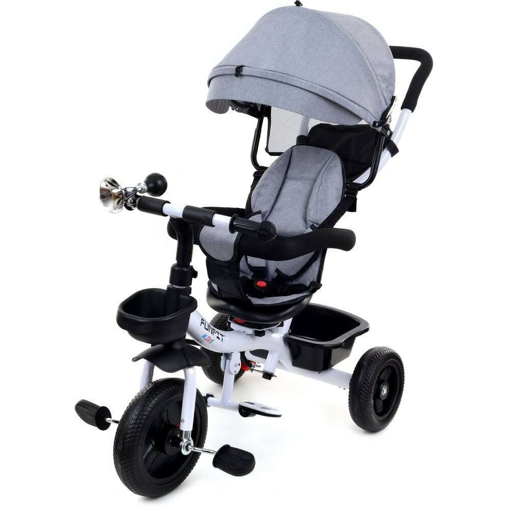 Funfit Kids Twist 360° triciclu rotativ (de la 6 luni) gri - eMAG.ro