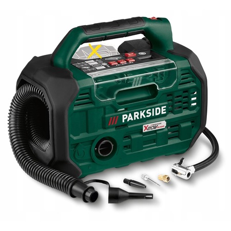 Compresor si pompa de aer 20V Parkside 2 in 1, presiune maxima 10.3bari ...