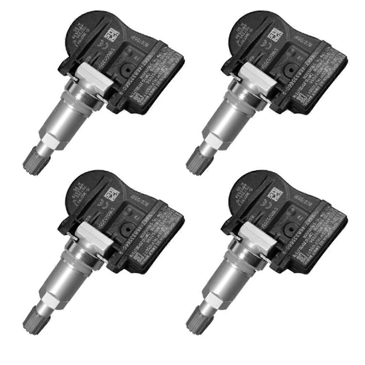 Set 4 senzori TPMS pentru anvelope Renault, 407000435R, ABS, 433MHz ...