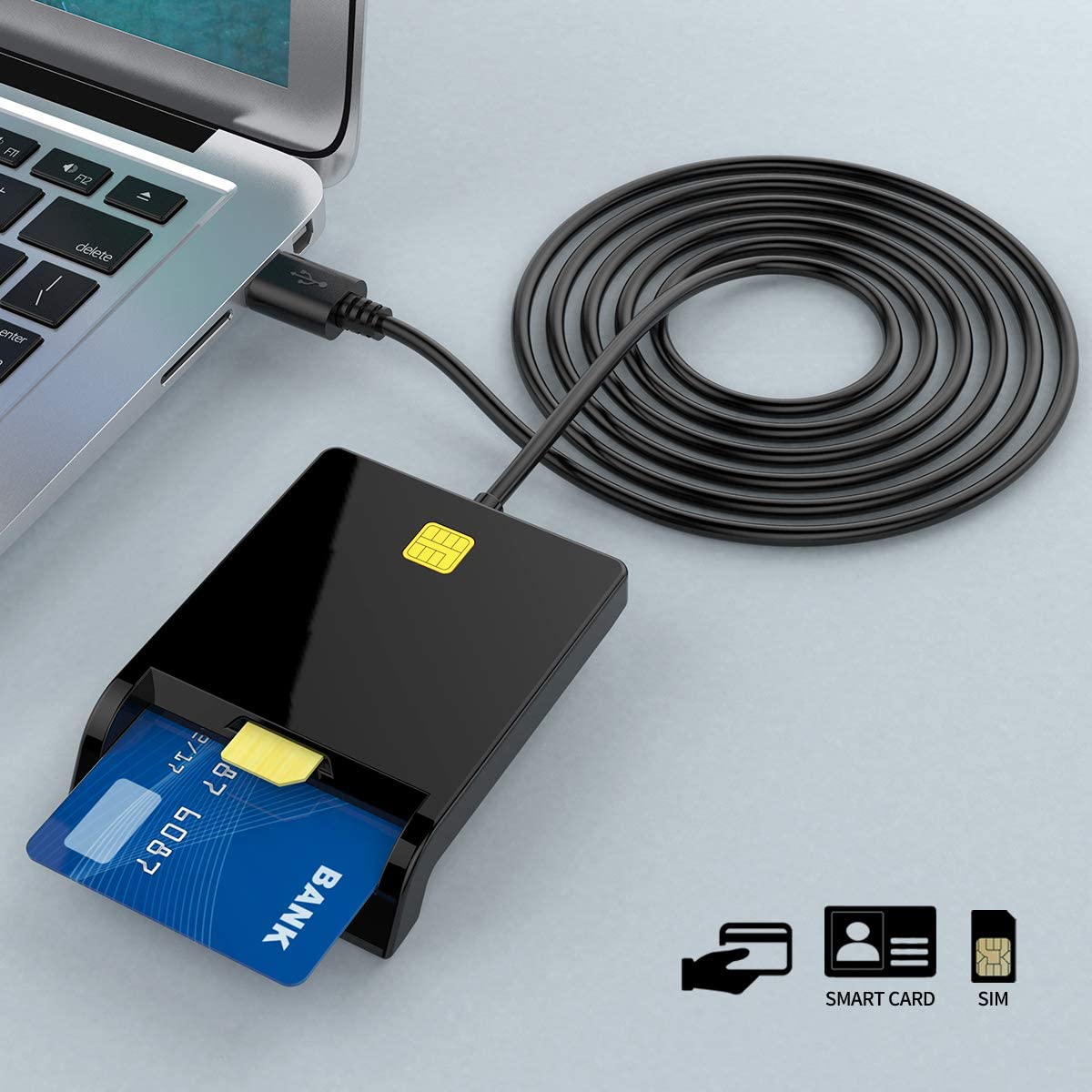 Cititor electronic carti de identitate multifunctional compatibil CAC ...