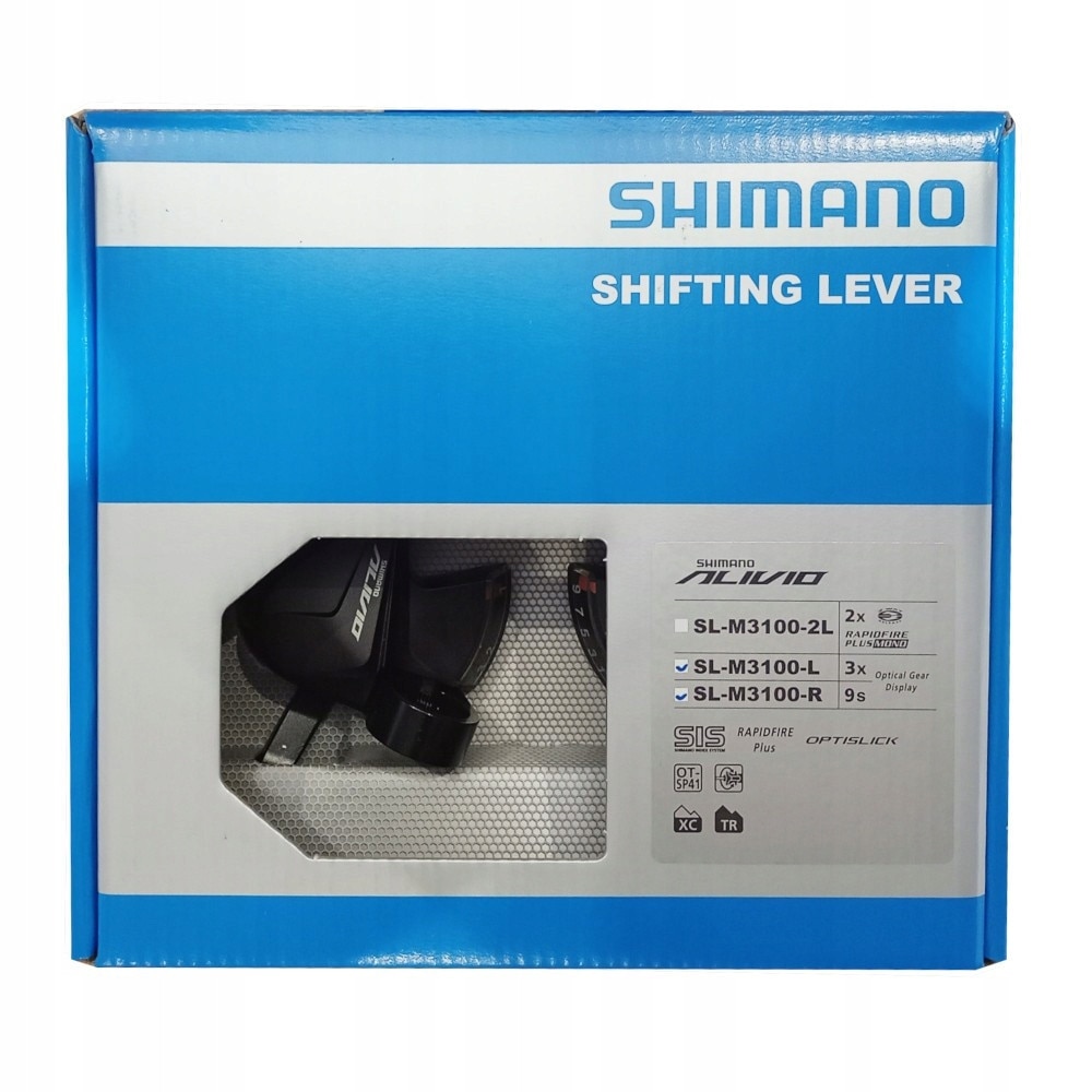 Manete schimbator Shimano Alivio SL-M3100 set 3x9, negru, cu linki ...