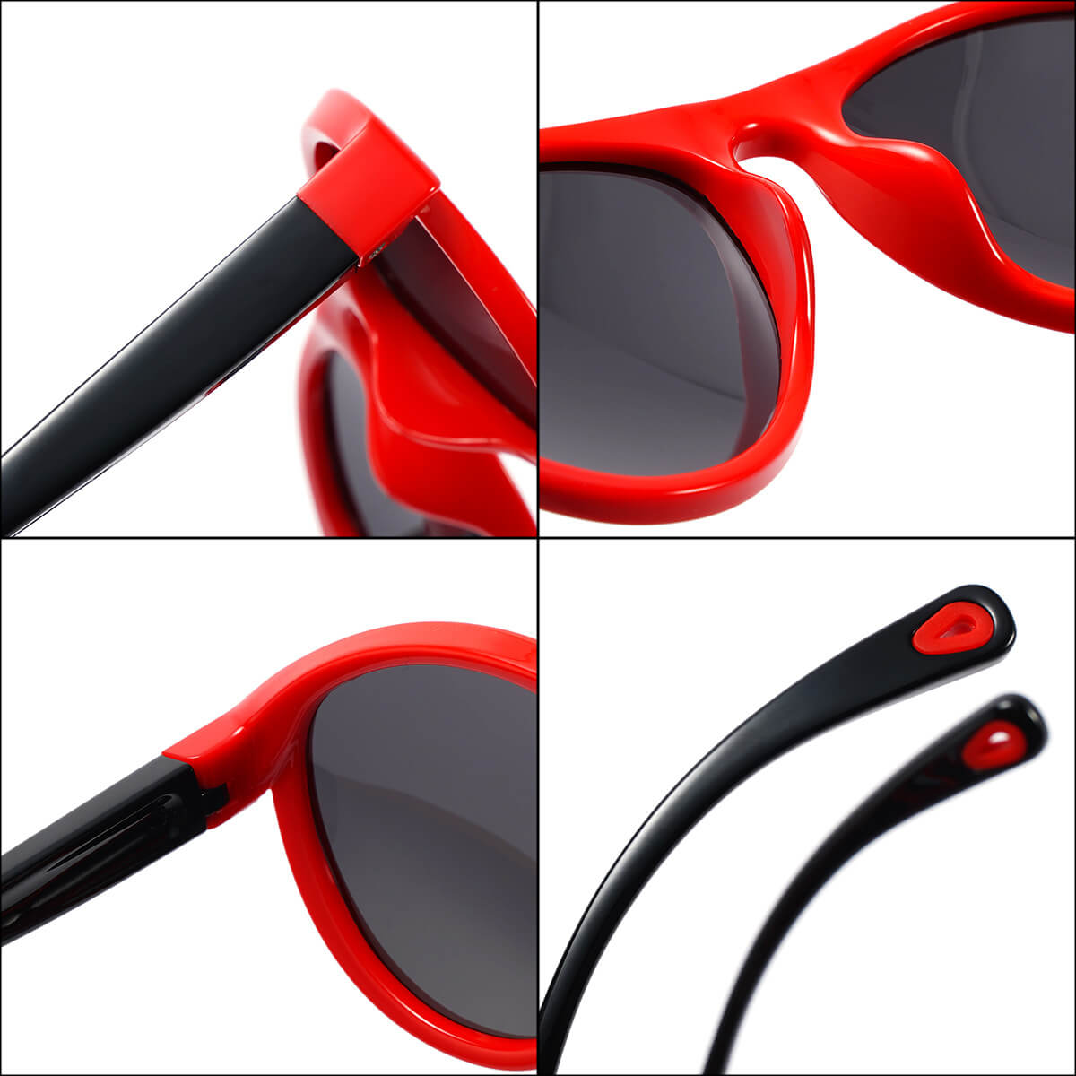 Ochelari de soare copii, Stylion, polari, granat/minta, 3-6 ani, cu ...