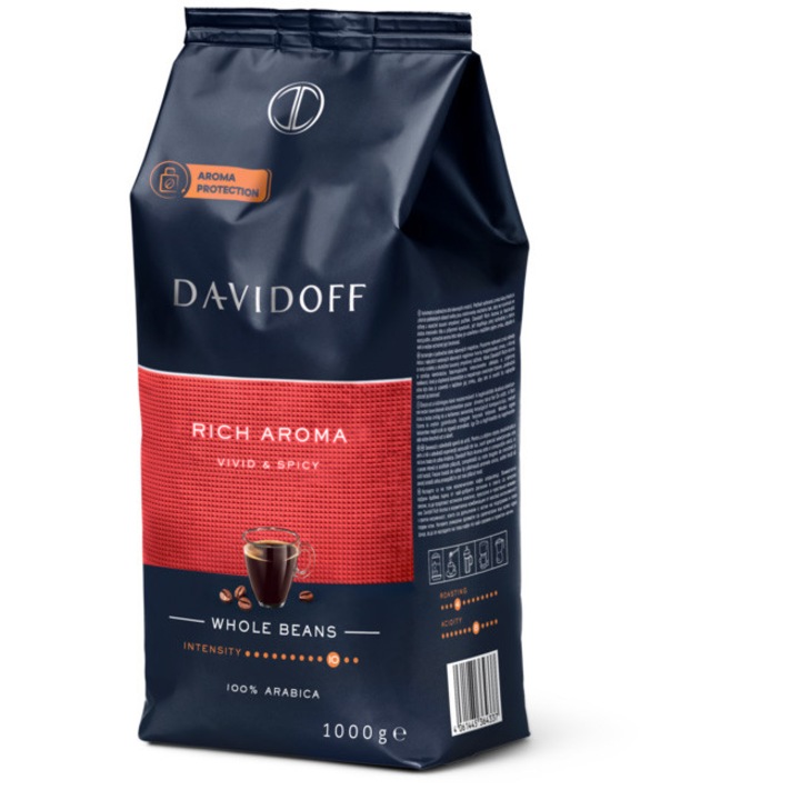 Cafea boabe, Davidoff Rich Aroma, 1 kg - eMAG.ro