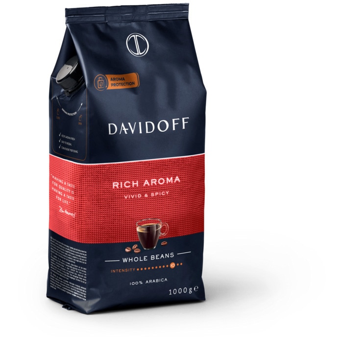 Cafea boabe, Davidoff Rich Aroma, 1 kg - eMAG.ro