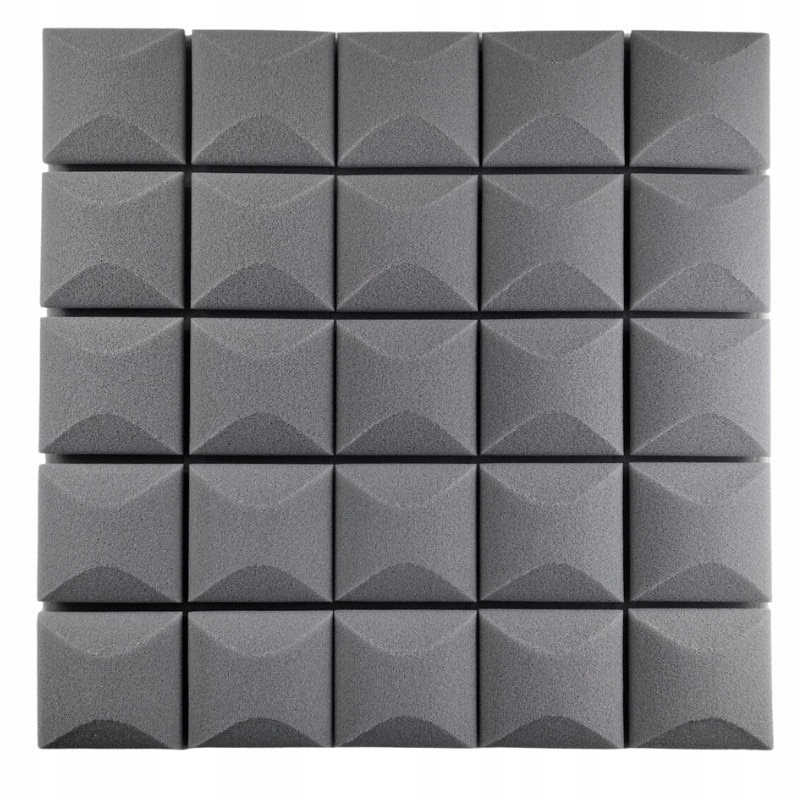 Set 6 panouri acustice DNA AM5, negru, 50x50x5cm - eMAG.ro