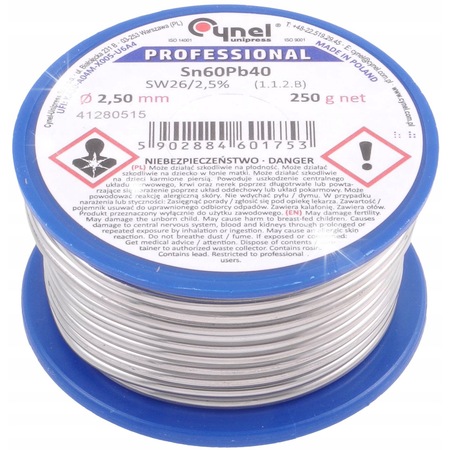 Sarma de lipit, SW26, 2.5mm, 250g, Cynel - eMAG.ro