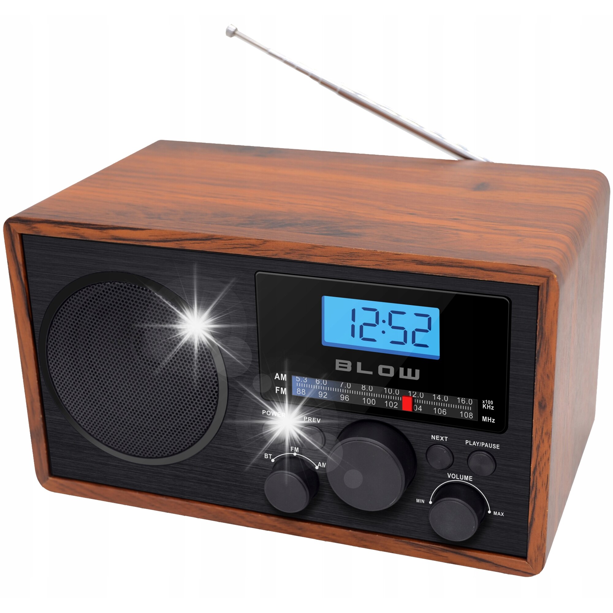 Radio BLOW RA9 V2, Bluetooth, USB, SD, 3 inch, 230V - eMAG.ro