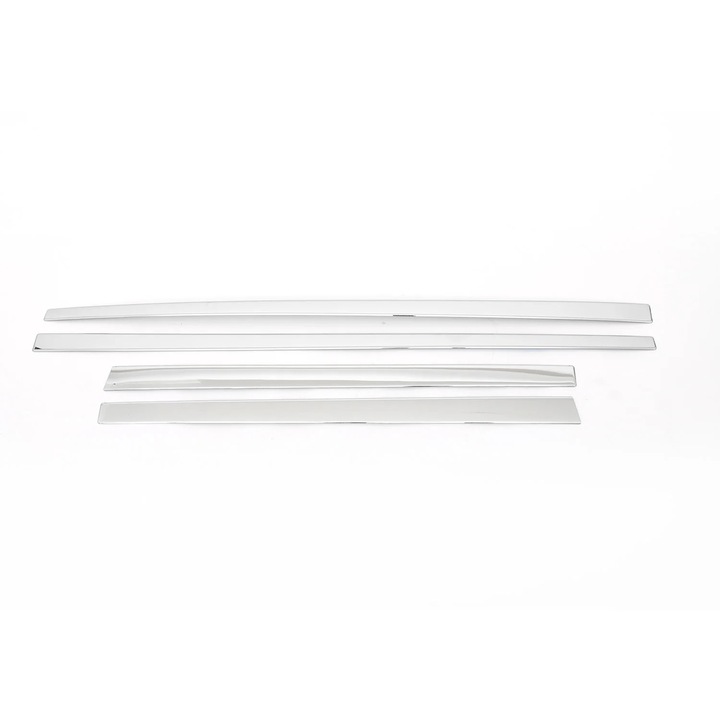 Accesorii auto, Skoda, set protectie usi din otel inoxidabil, 4x ...