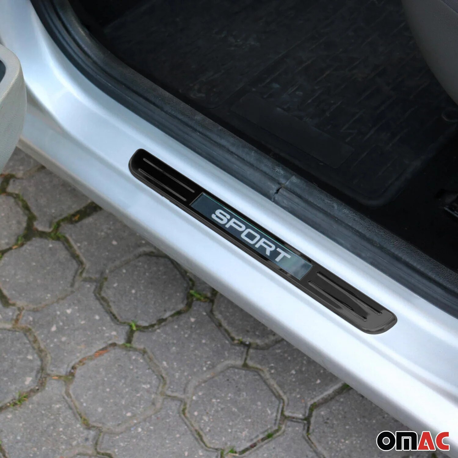 Set ornamente praguri usi Omac, pentru Dacia Logan 2005-2022, inox ...