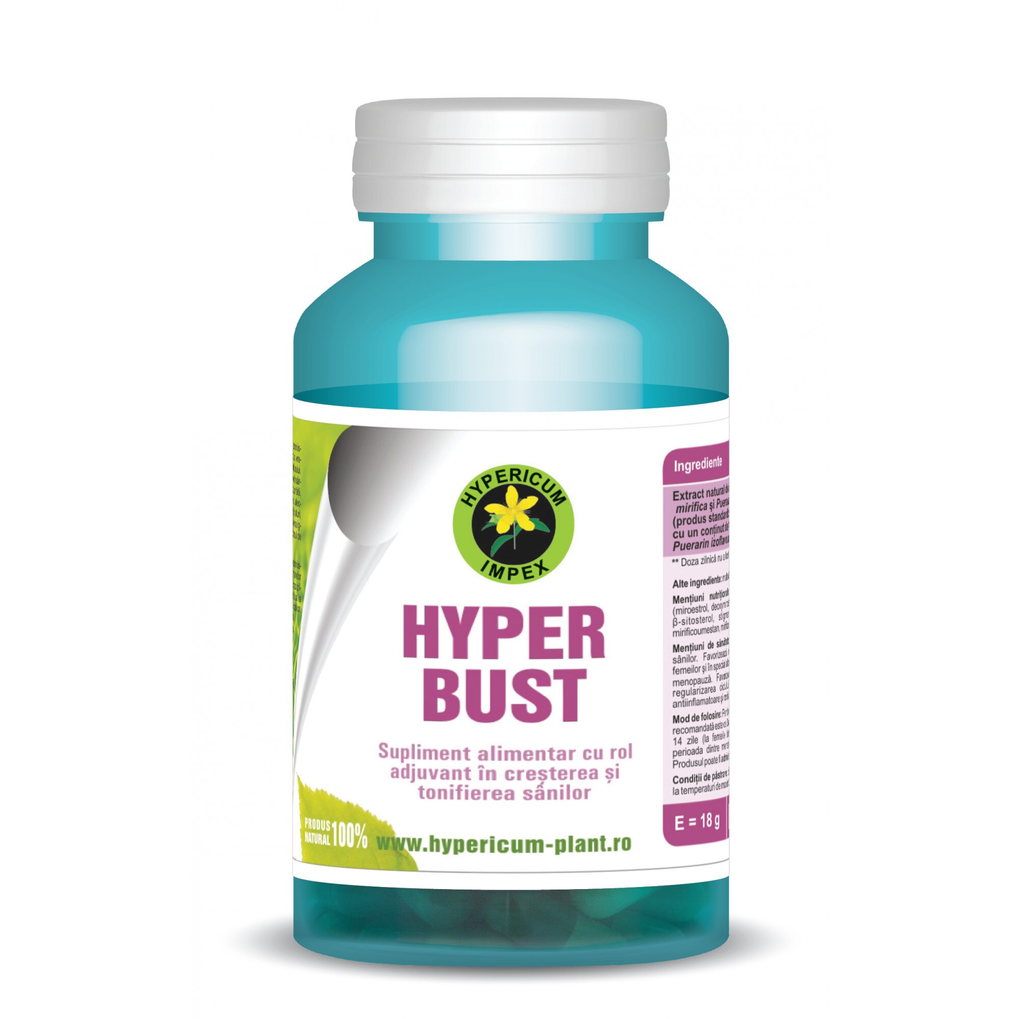 Hyper Bust 60cps Hypericum - eMAG.ro
