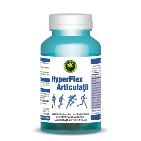 Capsule Hyper flex articulatii 60 cps Hypericum Impex - eMAG.ro