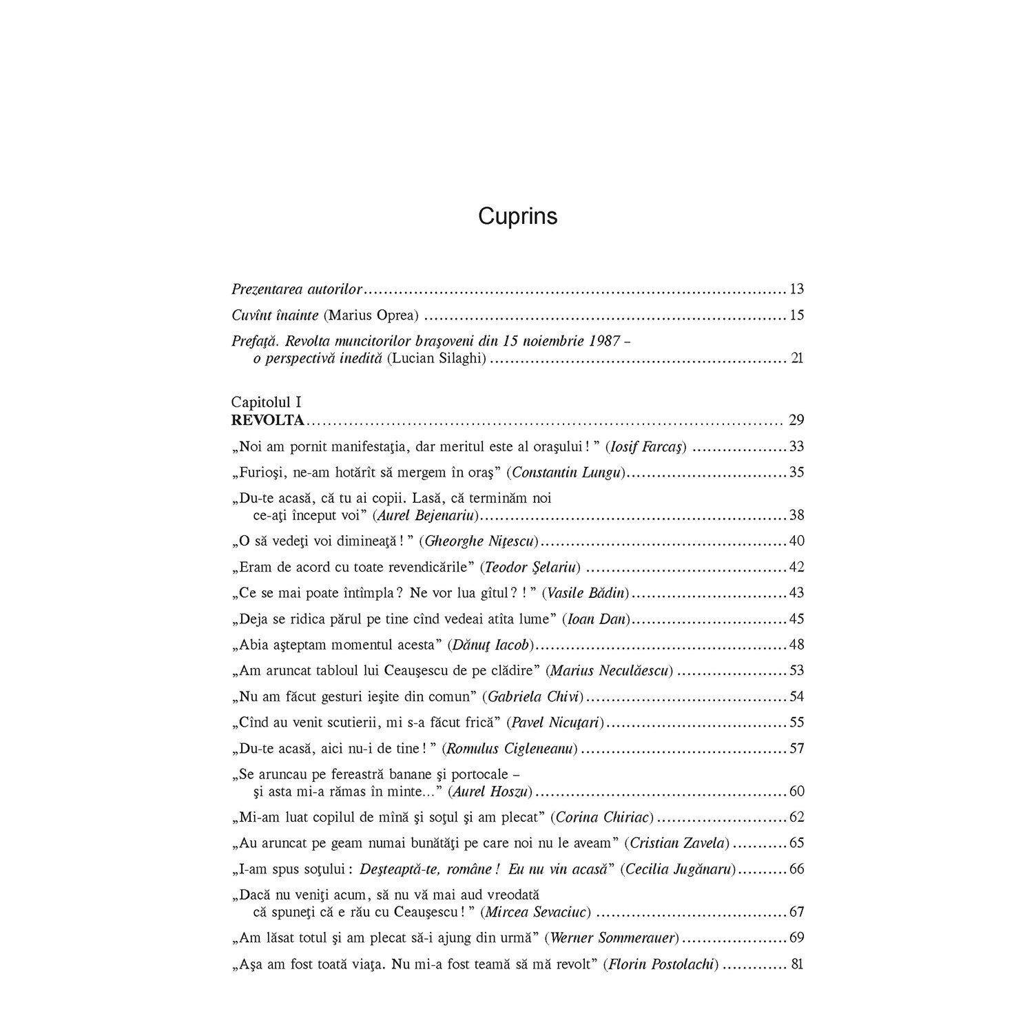 Ziua care nu se uita. Revolta brasovenilor din 15 noiembrie 1987 ...