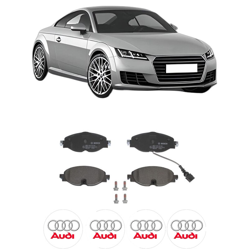 Set placute frana Fata AUDI TT (FV3, FVP) 40 TFSI din 2018, KW 145 CP ...
