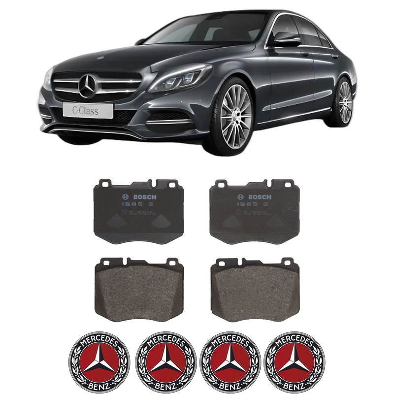 Set placute frana Fata MERCEDES-BENZ C-CLASS (W205) C 250 (205.045) din ...