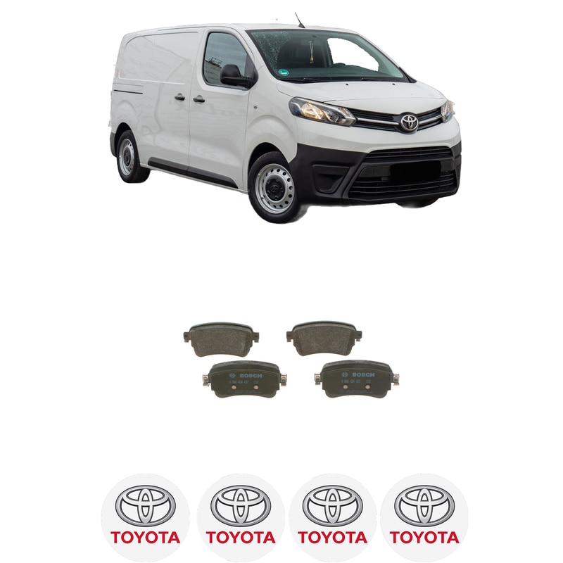 Set placute frana Spate TOYOTA PROACE Van (MDZ_) 2.0 D4d 4x4 (MDZ3) din ...