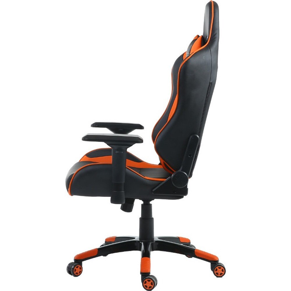 Scaun Gaming Inaza Imperator MAX Series, Negru/Portocaliu - eMAG.ro