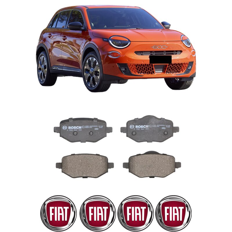 Set placute frana Spate FIAT 600e / 600 (365_, 364_) Mild Hybrid din ...