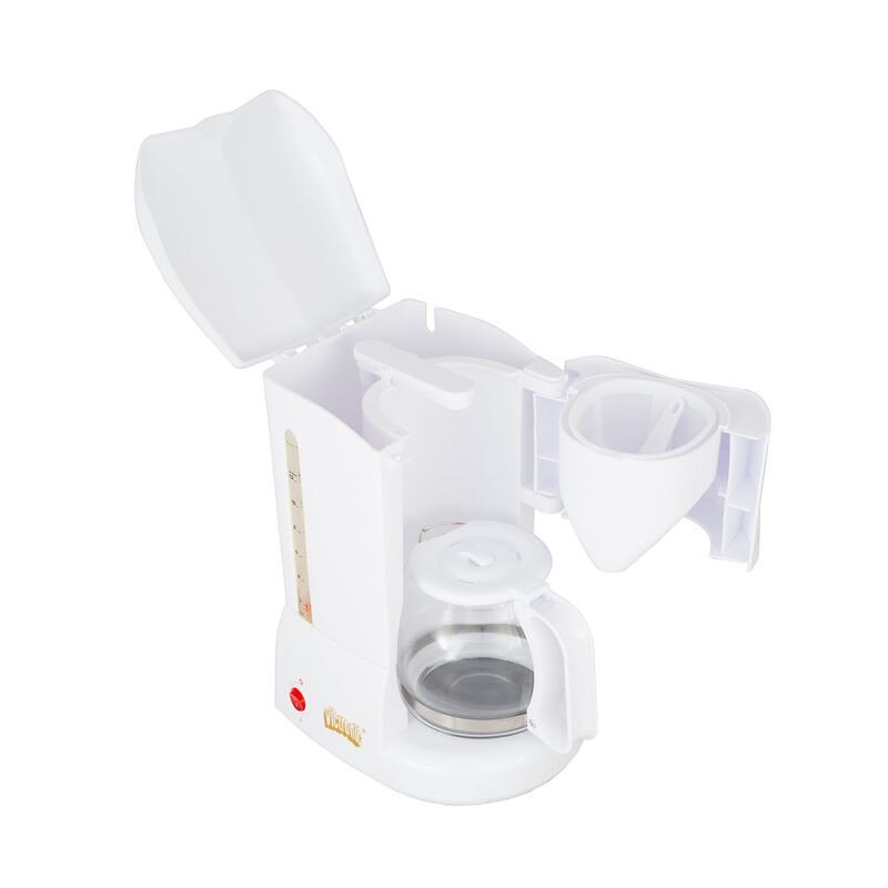 Filtru de cafea Victronic, 650 W, 10-12 Cesti, Alb - eMAG.ro