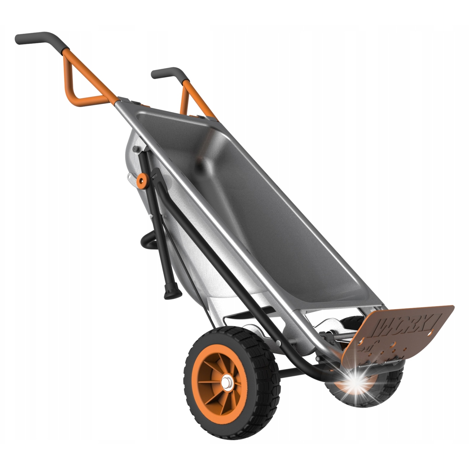 Roaba multifunctionala Worx Aerocart 8 in 1, 140kg, 120L, 19kg, roti ...