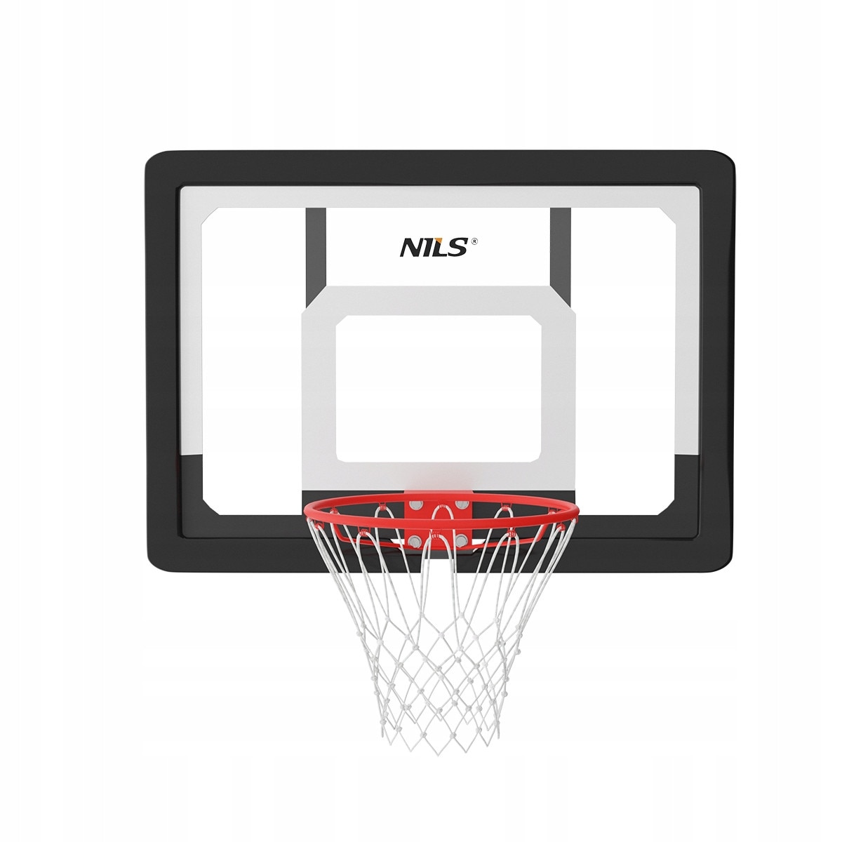 Tablica de baschet NILS, 81x58cm, obreaca de 38cm, set cu plasa, PVC ...