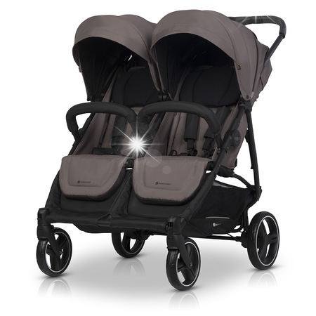 Carucior pentru gemeni Euro-Cart DOBLO, 2 locuri, 22 kg, 74x91x107cm ...