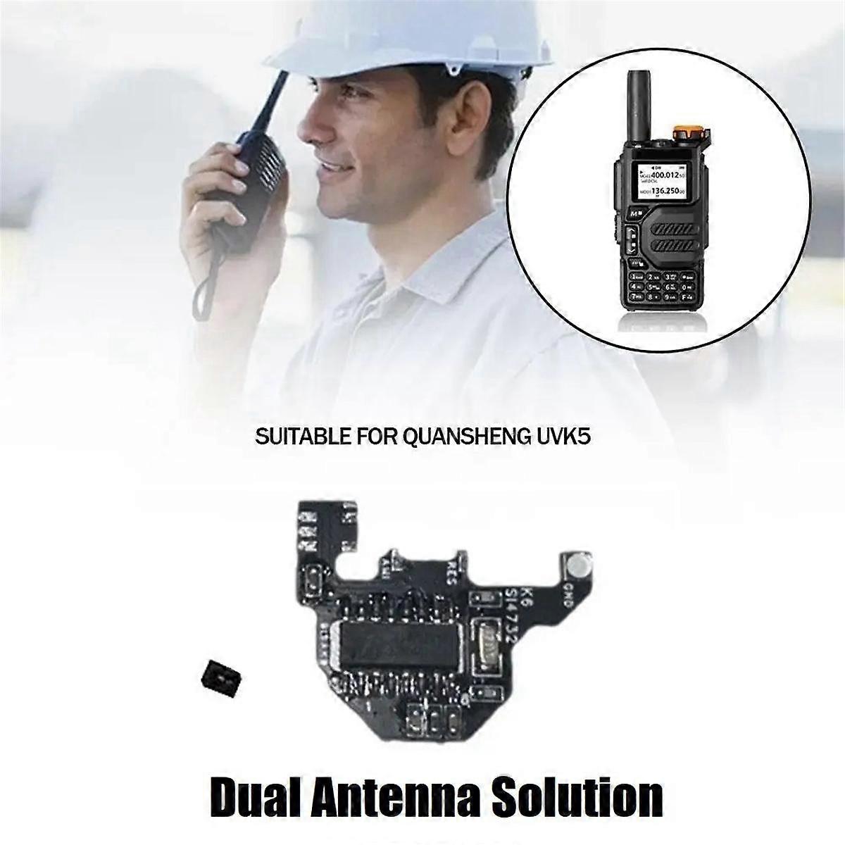 Modul radio SI4732 cu cablu de programare USB, antena duala, negru, kit ...