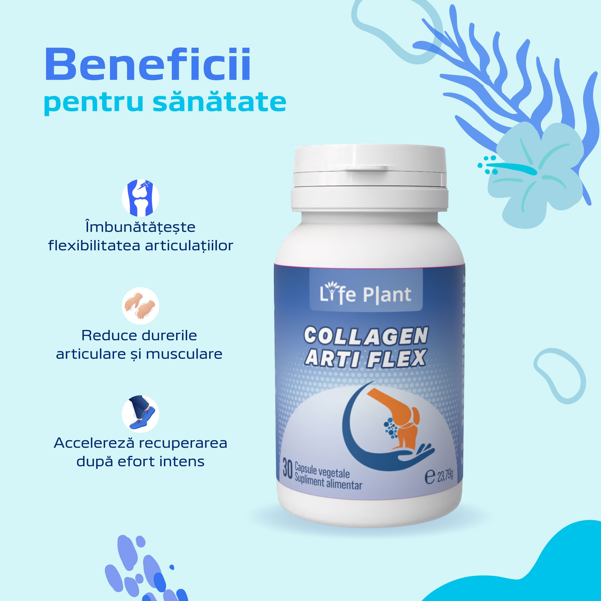 Colagen Hidrolizat pentru articulatii dureroase, dureri de oase ...