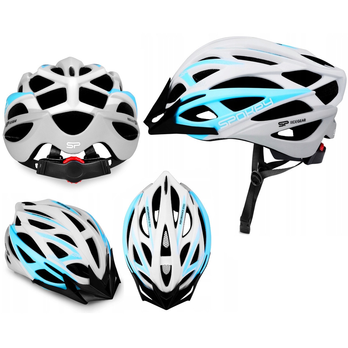 Casca de bicicleta Spokey FEMME, unisex, 55-58 cm, 27 ventilatii, cu ...