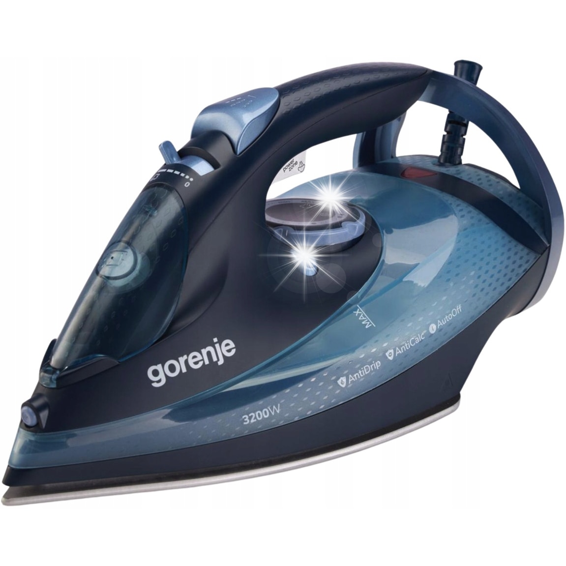 Gorenje SIH3200DB gőzölős vasaló, 3250W, kerámia, 40g/perc, kék ...