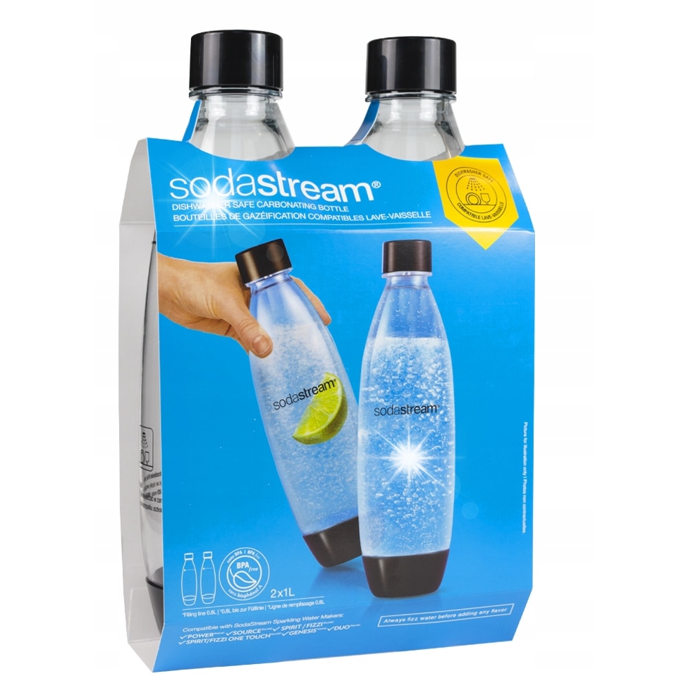 SodaStream Fuse palackkészlet, fekete - eMAG.hu