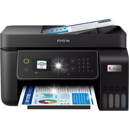 Многофункционален принтер Epson EcoTank L5310, A4, цветен печат, факс ...