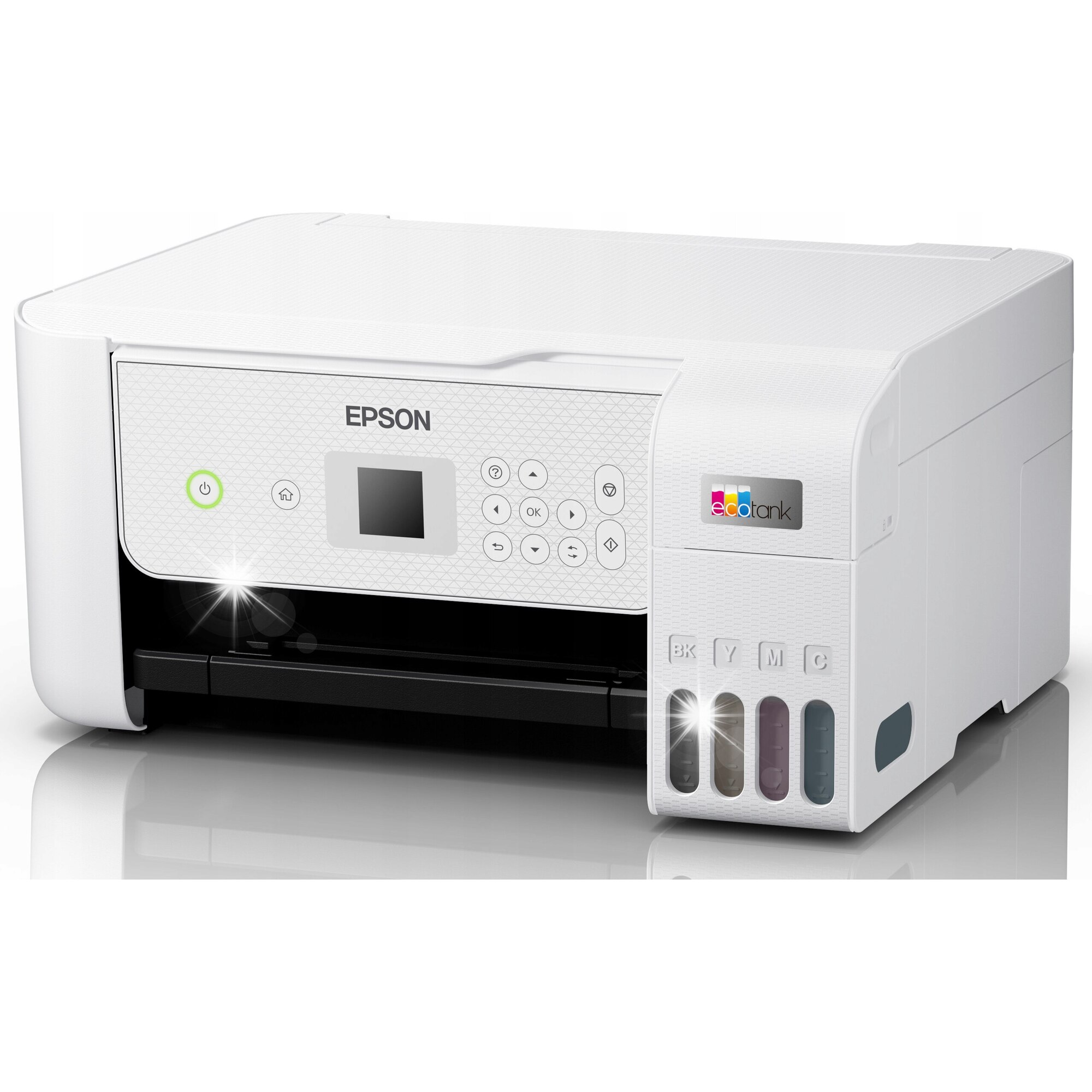 Imprimanta multifunctionala, Epson EcoTank, A4, Wi-Fi, USB, alb - eMAG.ro