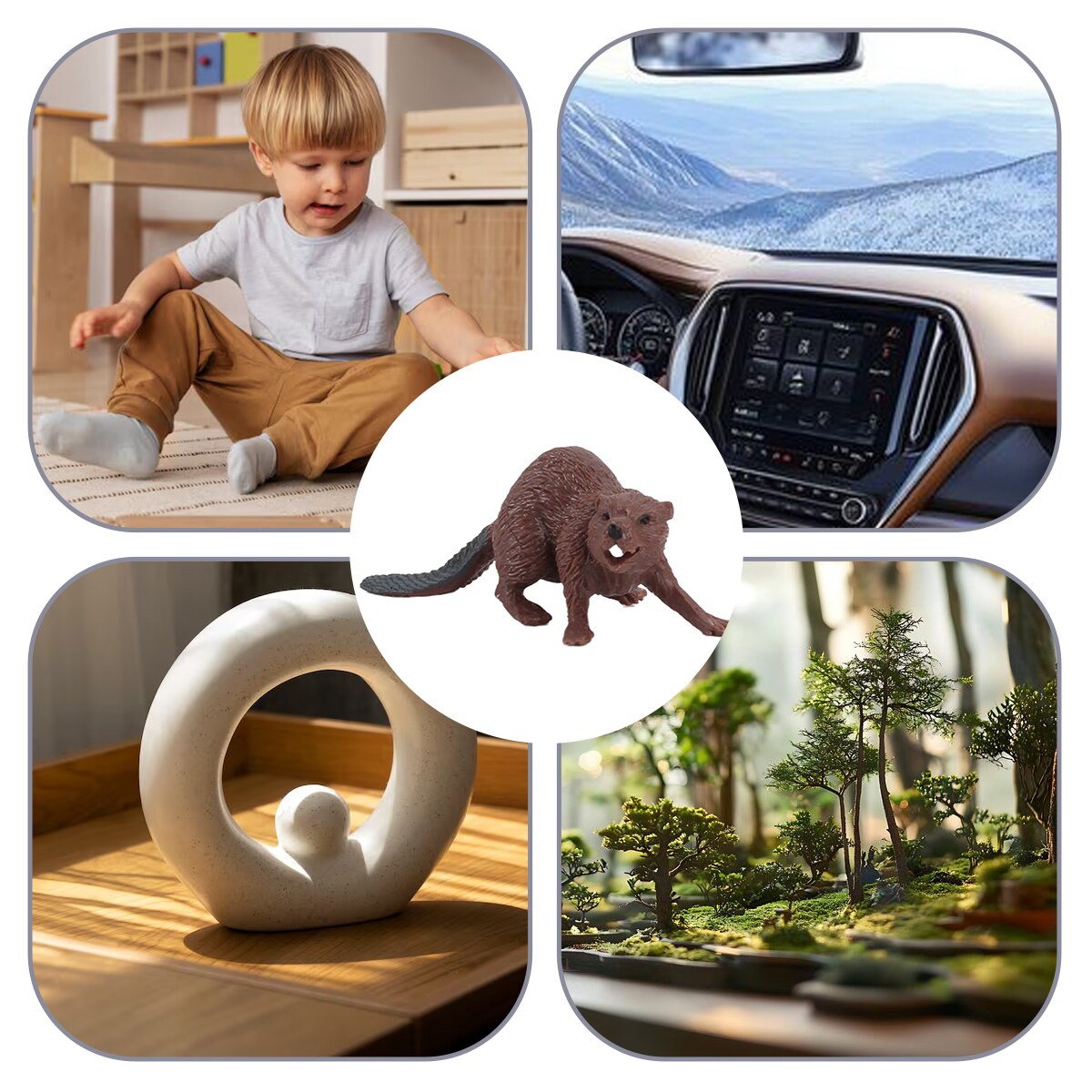 Modele animale salbatice realiste, castor, static - eMAG.ro