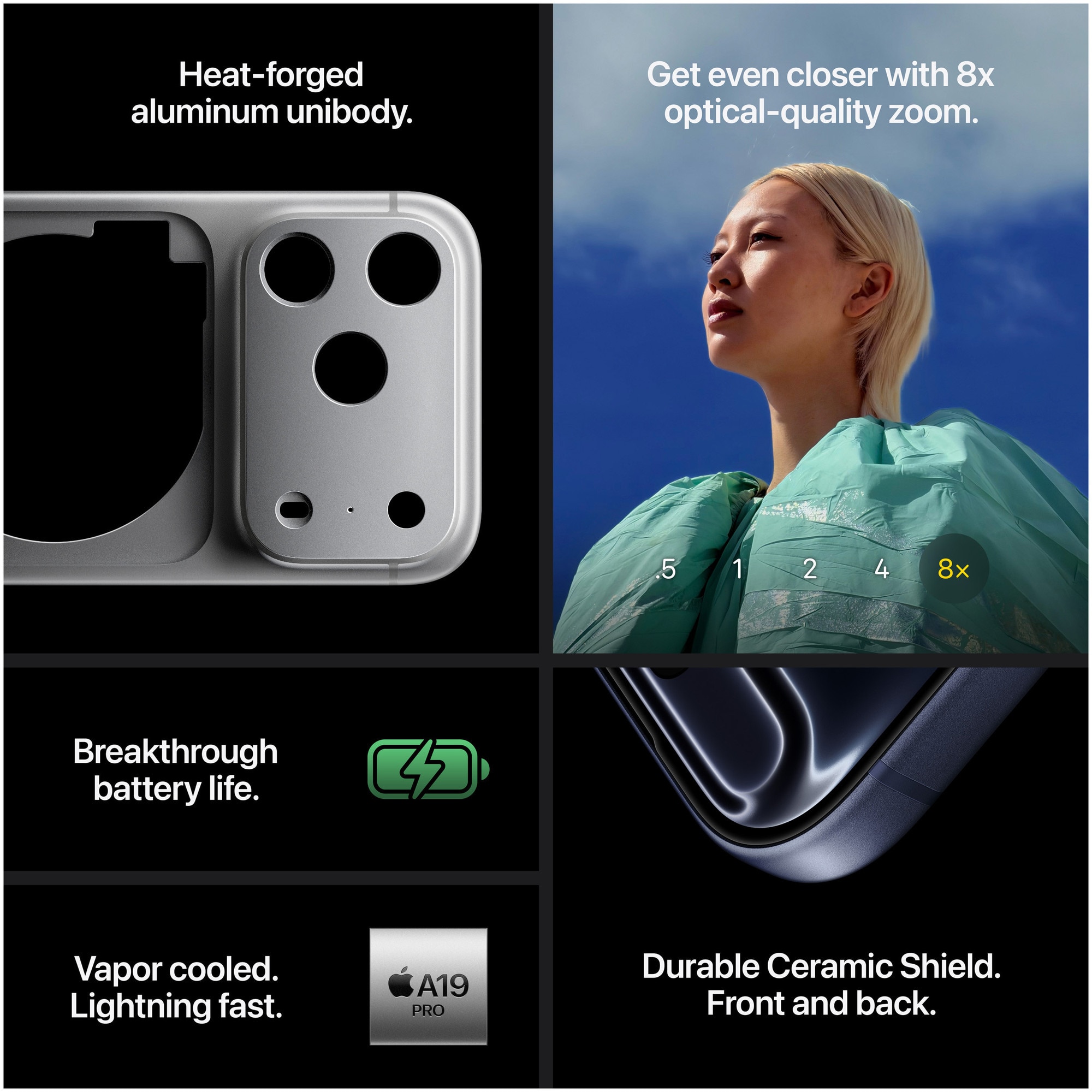 Telefon mobil Apple iPhone 17 Pro, 1TB, 5G, Deep Blue - eMAG.ro