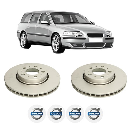 Set 2 discuri frana Fata VOLVO V70 II (285) din 2001-2007, KW 103 CP ...