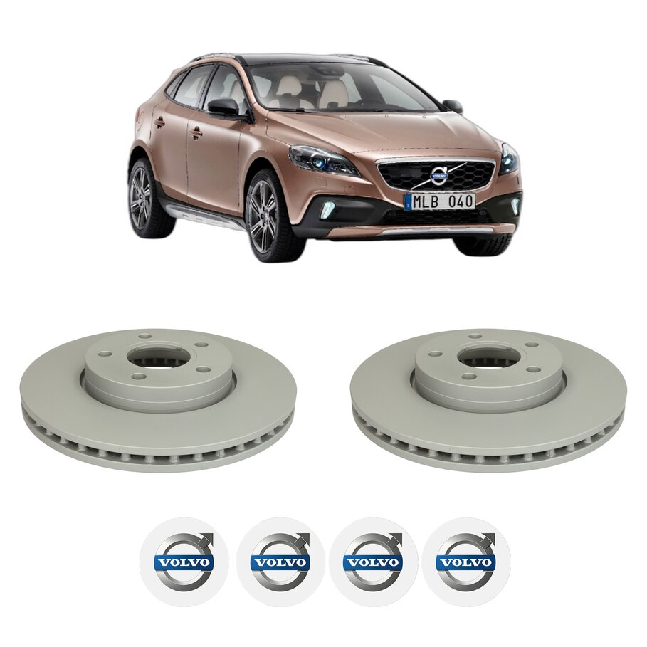 Set 2 discuri frana Fata VOLVO V40 Cross Country (526) din 2012-2014 ...