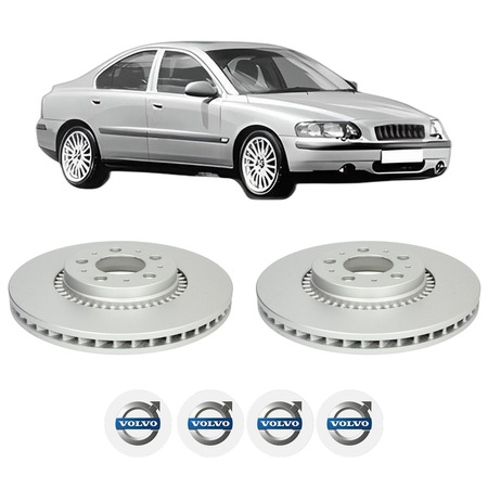 Set 2 discuri frana Fata VOLVO S60 I (384) din 2003-2010, KW 154 CP 210 ...