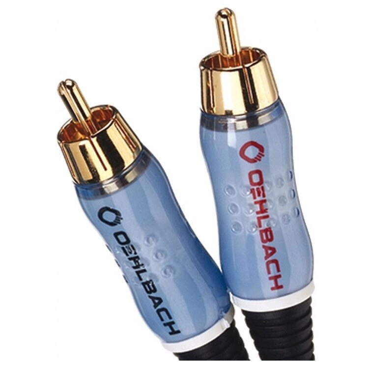 Cablul audio RCA Oehlbach Beat, 1 m, albastru - eMAG.ro