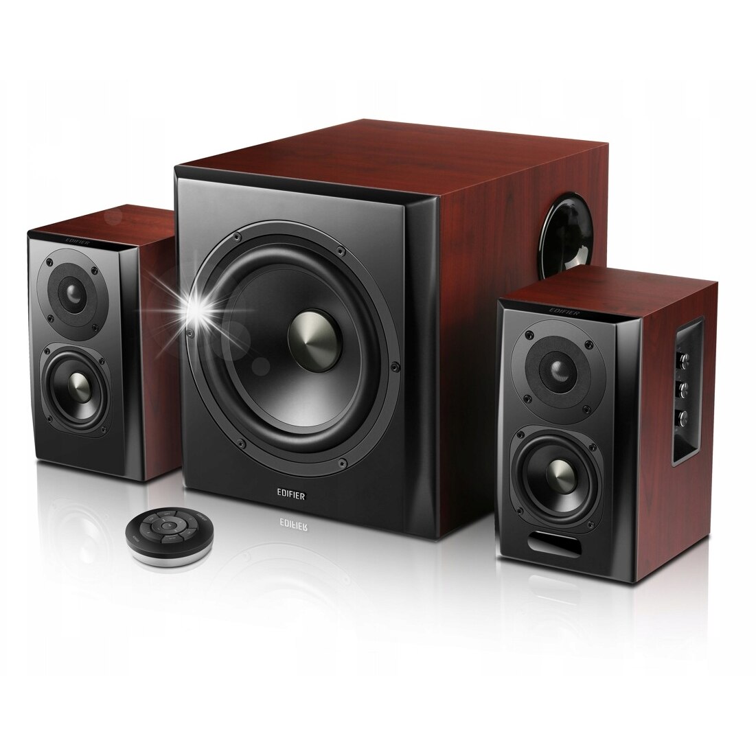 Boxe PC 2.1 Edifier S350DB, 150W, Bluetooth, 8 inch subwoofer, 3,5 inch ...