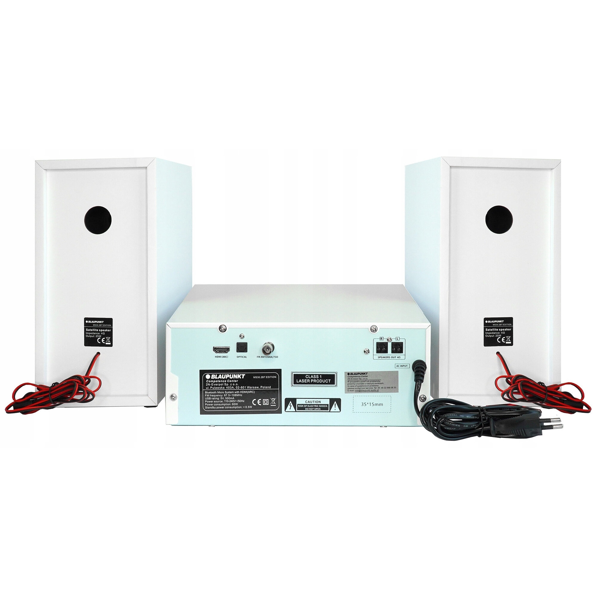 Mini sistem audio / micro-sistem Blaupunkt MS30.2BT, Bluetooth, CD-R/RW ...