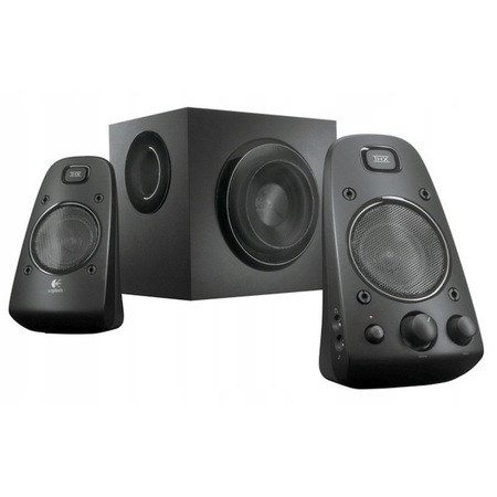 Boxe PC Logitech Z-623 2.1, 400W, negru, 3 boxe - eMAG.ro