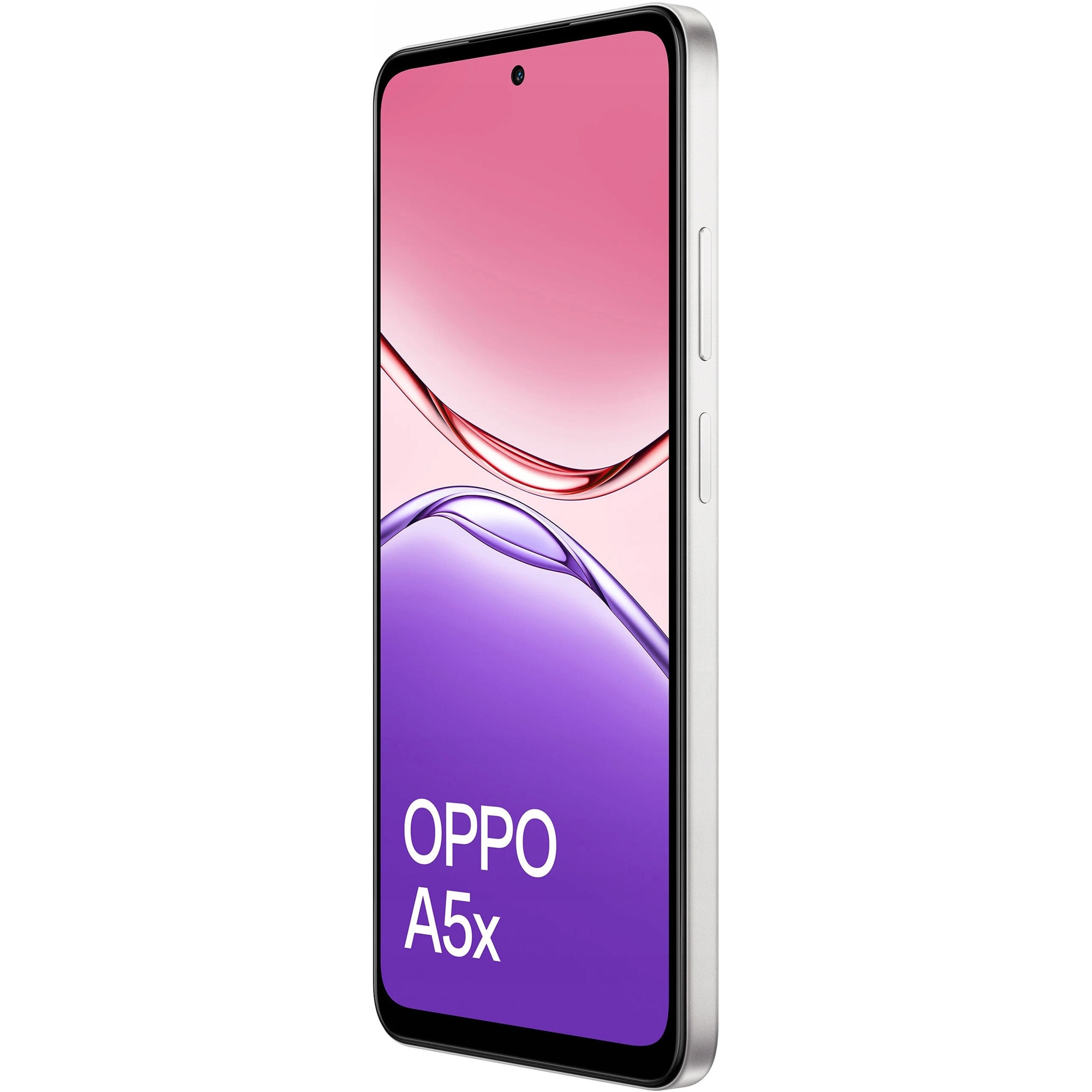 Мобилен телефон OPPO A5x, 4GB RAM, 128GB, Laser White - eMAG.bg