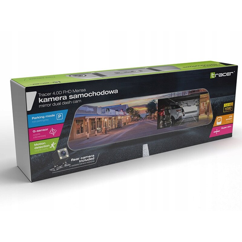 Camera auto DVR Tracer Mensa, Full HD 1920x1080, senzor G, 4,0" - eMAG.ro