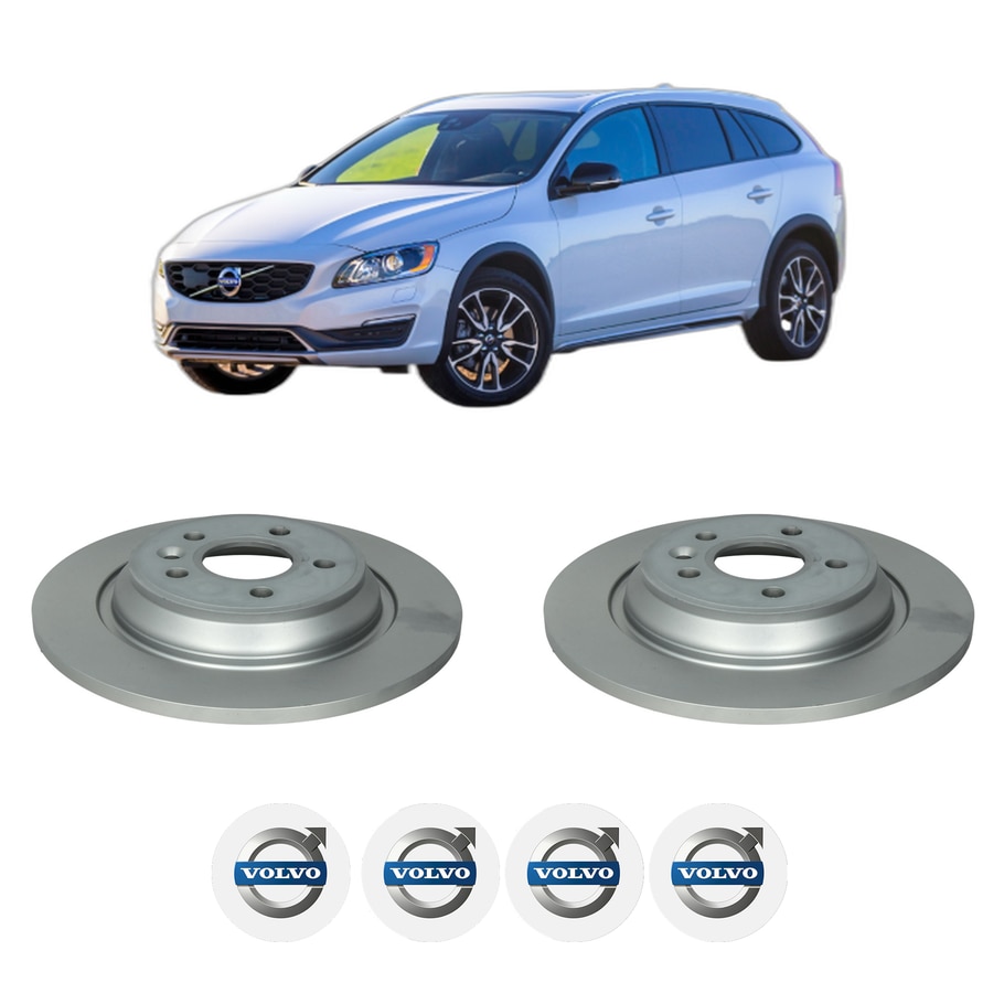 Set 2 discuri frana Spate VOLVO V60 I Cross Country (157) din 2015-2018 ...